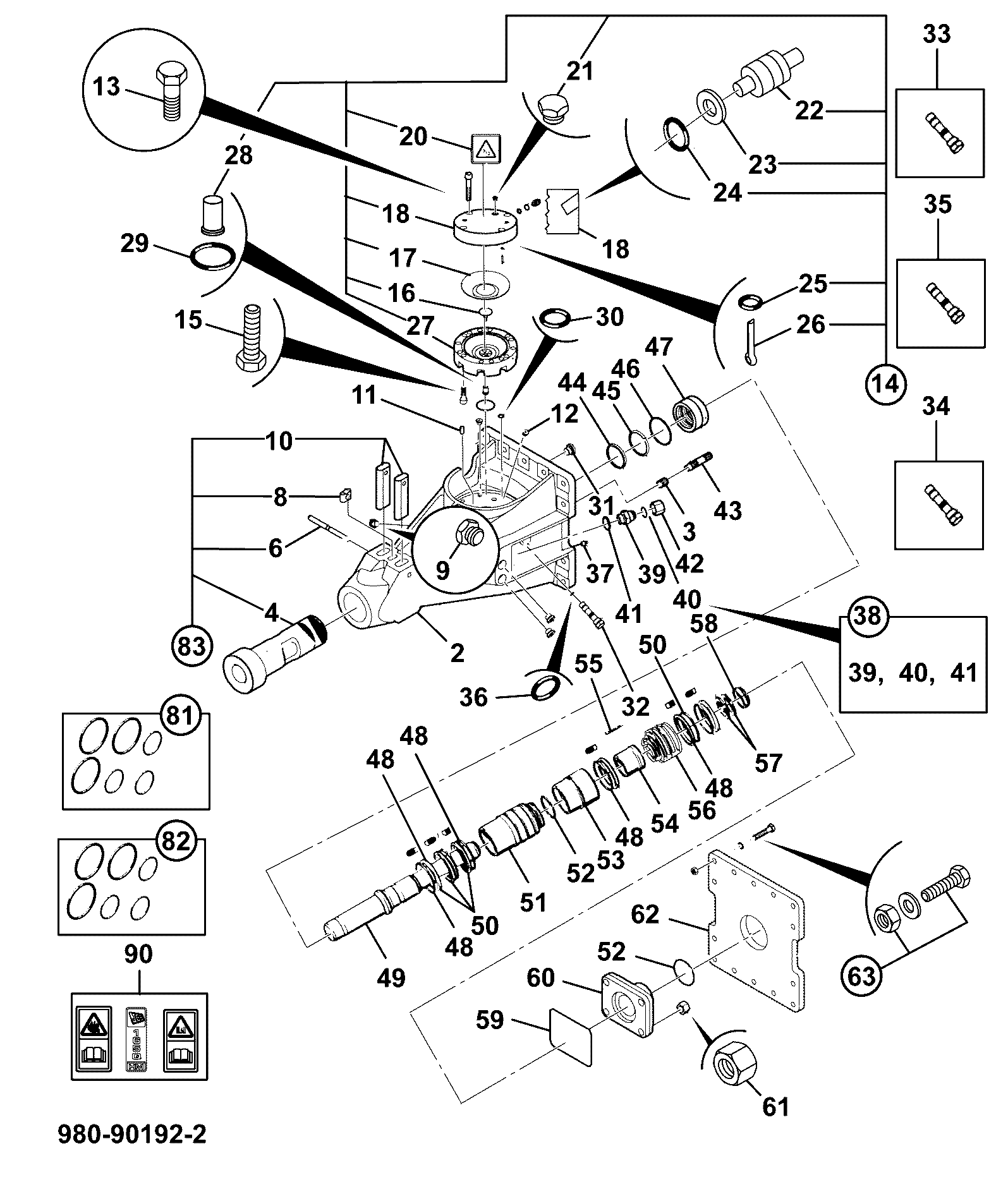 JCB 3C [T2 9B9] (2006) Parts Diagrams