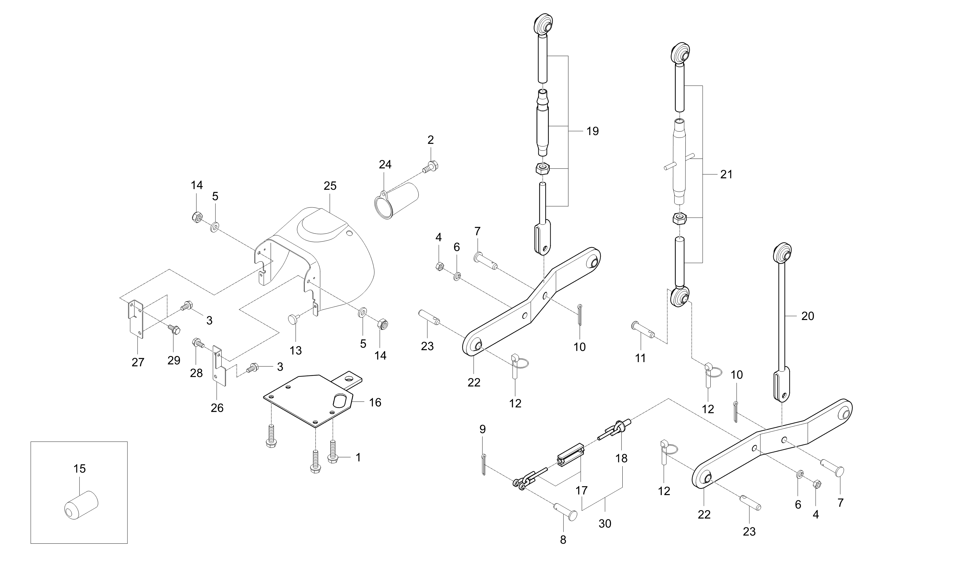Kioti CS2210(WY8200001~) Parts Diagrams