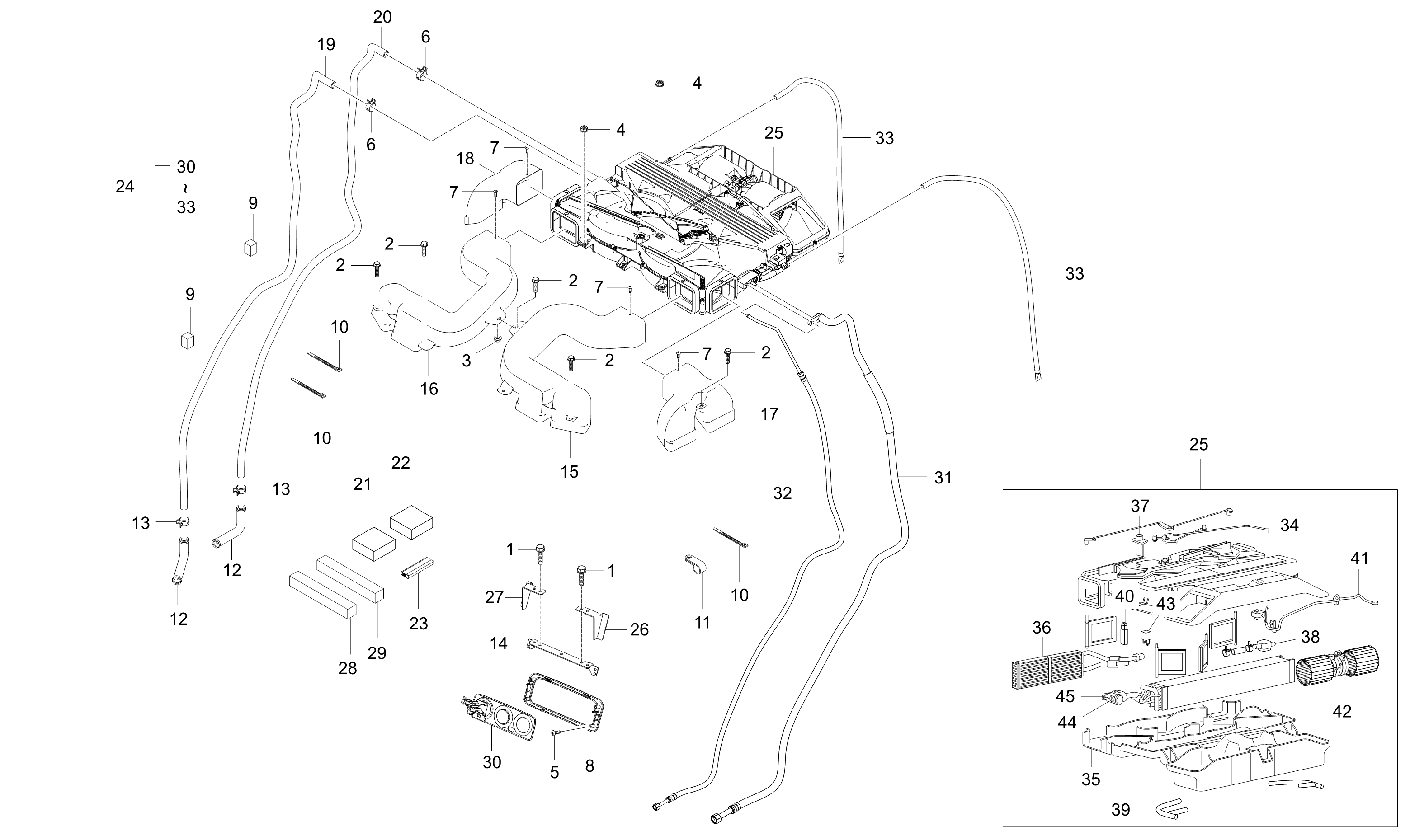 Kioti NX4510CH(RW6900001~) Parts Diagrams
